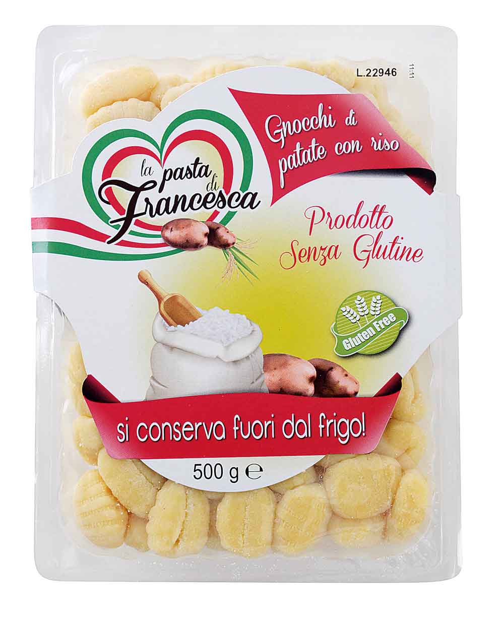 Pasta Francesca Gnocchi Artigianali di Patate senza Glutine Pasta ...