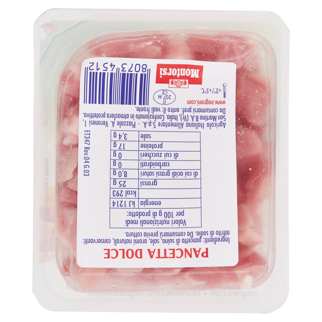 Negroni Pancetta Dolce in Cubetti | Everli