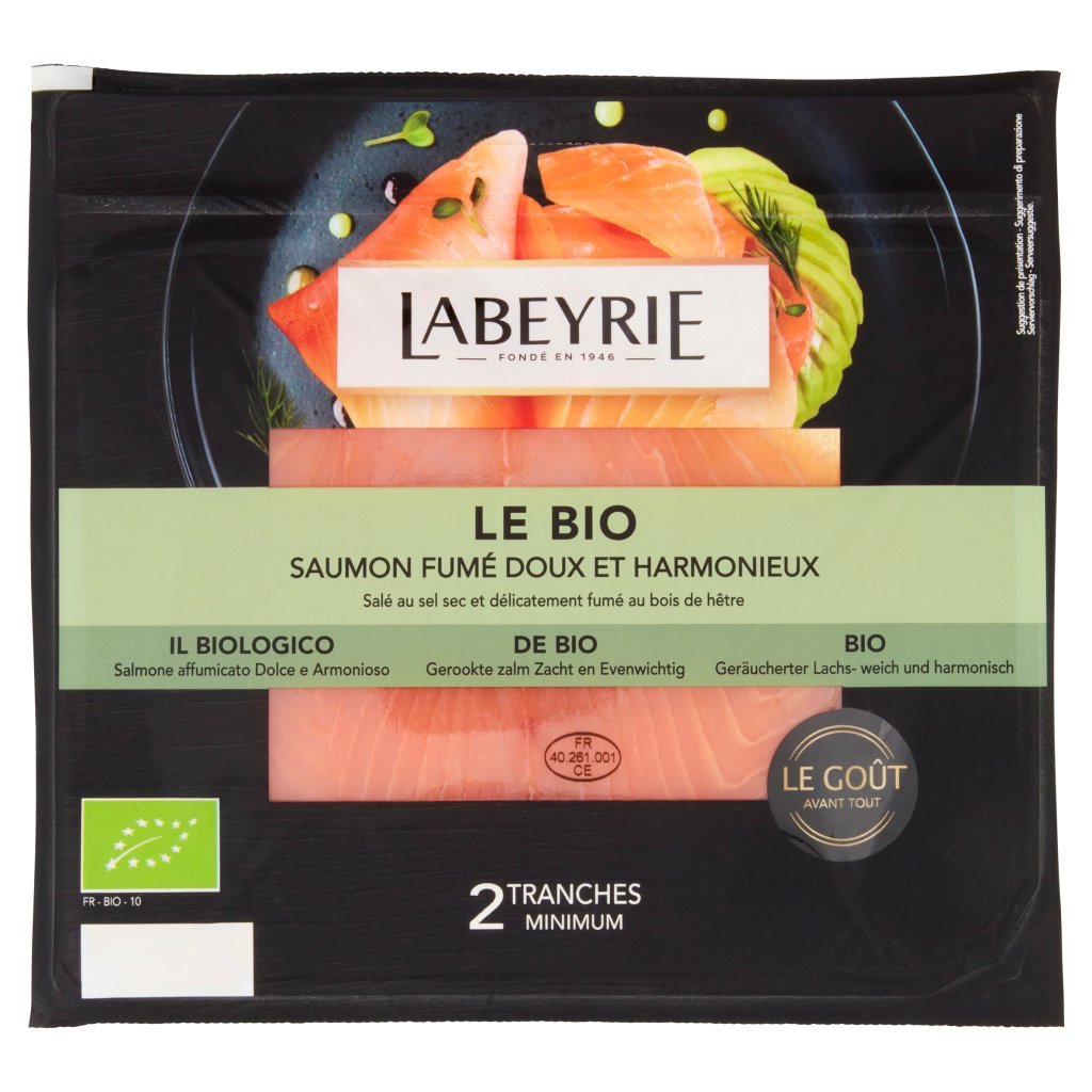 Labeyrie Il Biologico Salmone Affumicato Gusto Dolce e Armonioso | Everli